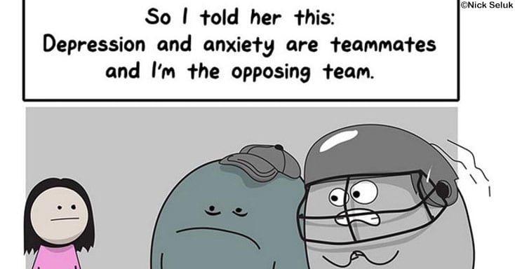 Comic Shows What It's like to Live with Depression and Anxiety