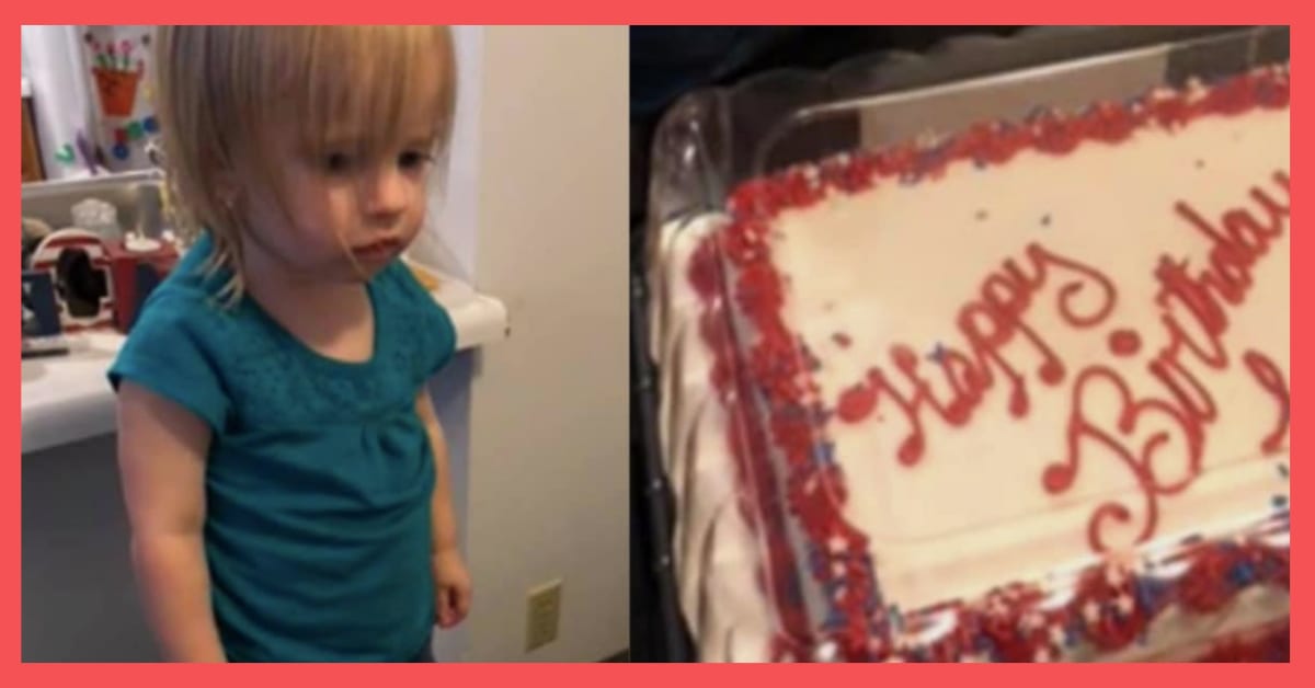 This Toddler Wasn't Impressed by the Birthday Cake That Called Her A ...