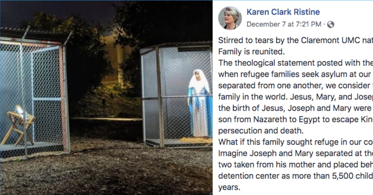 Church's Nativity Scene Shows Mary, Joseph, and Jesus Separated and in ...