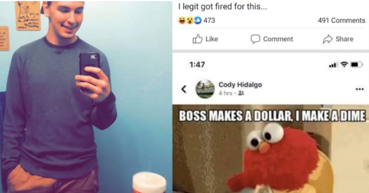 This Man Was Fired After Posting a Meme About p*oping at Work