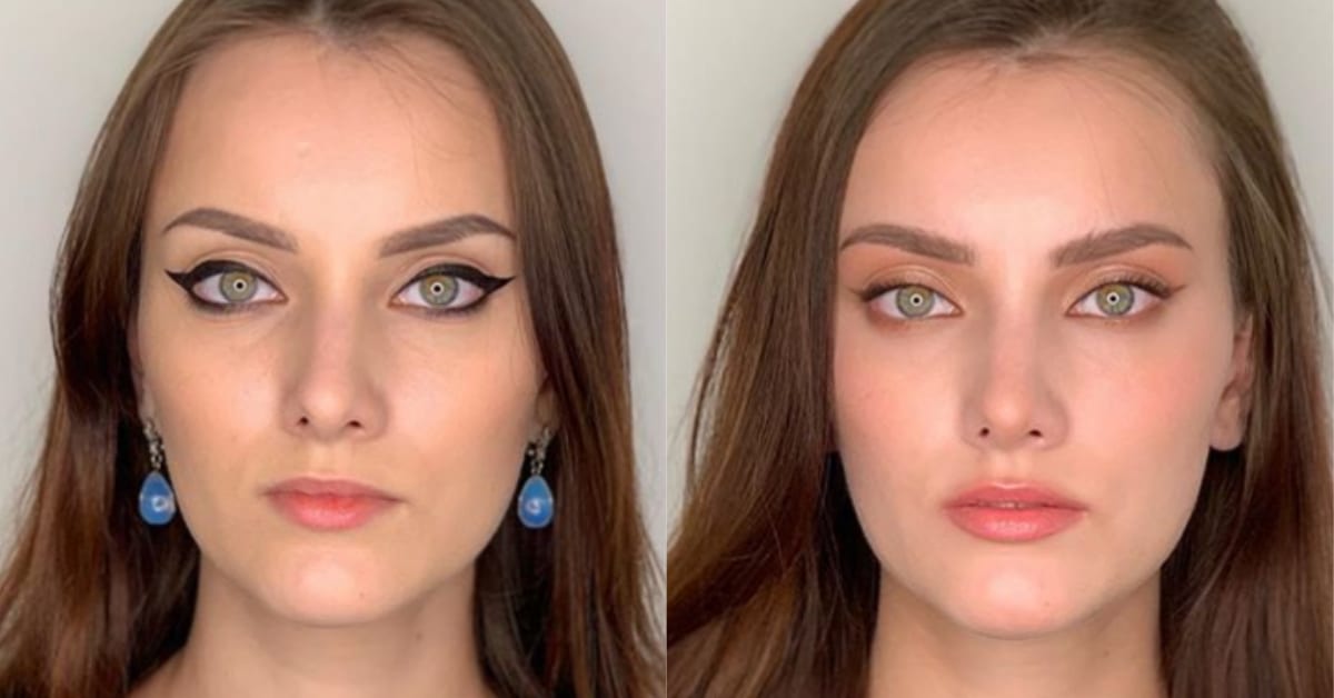 These Side-By-Side Makeup Transformations Show the Beauty of Women in ...