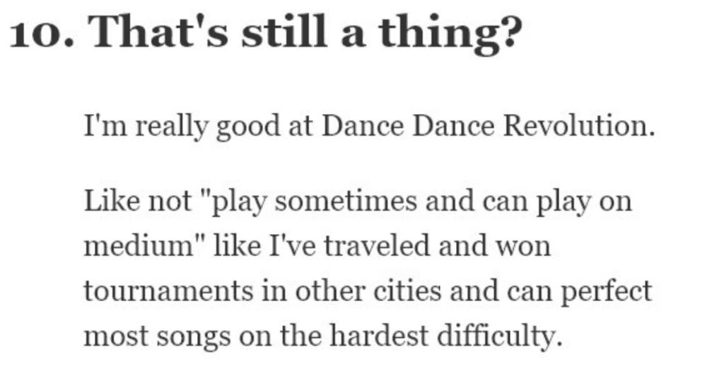 15 Fascinatingly Useless Talents People Have