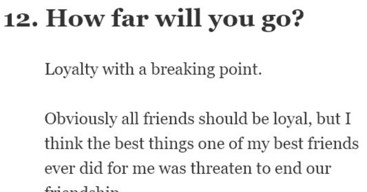 15 Signs of a Truly Good Friendship